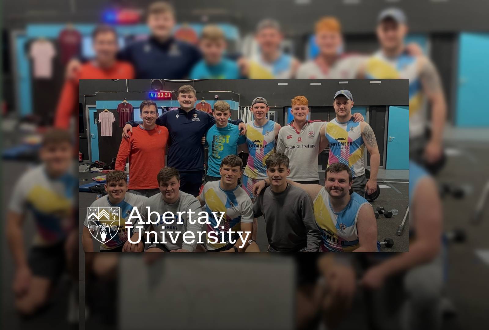 Abertay University Rugby Team raises more than £6,300 for Movember campaign