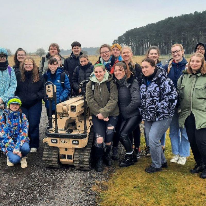 Abertay forensics students experience bomb scene investigation