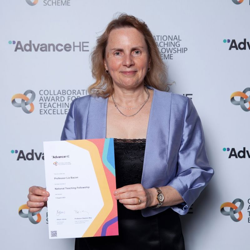 Professor Liz Bacon recognised as a teaching fellow