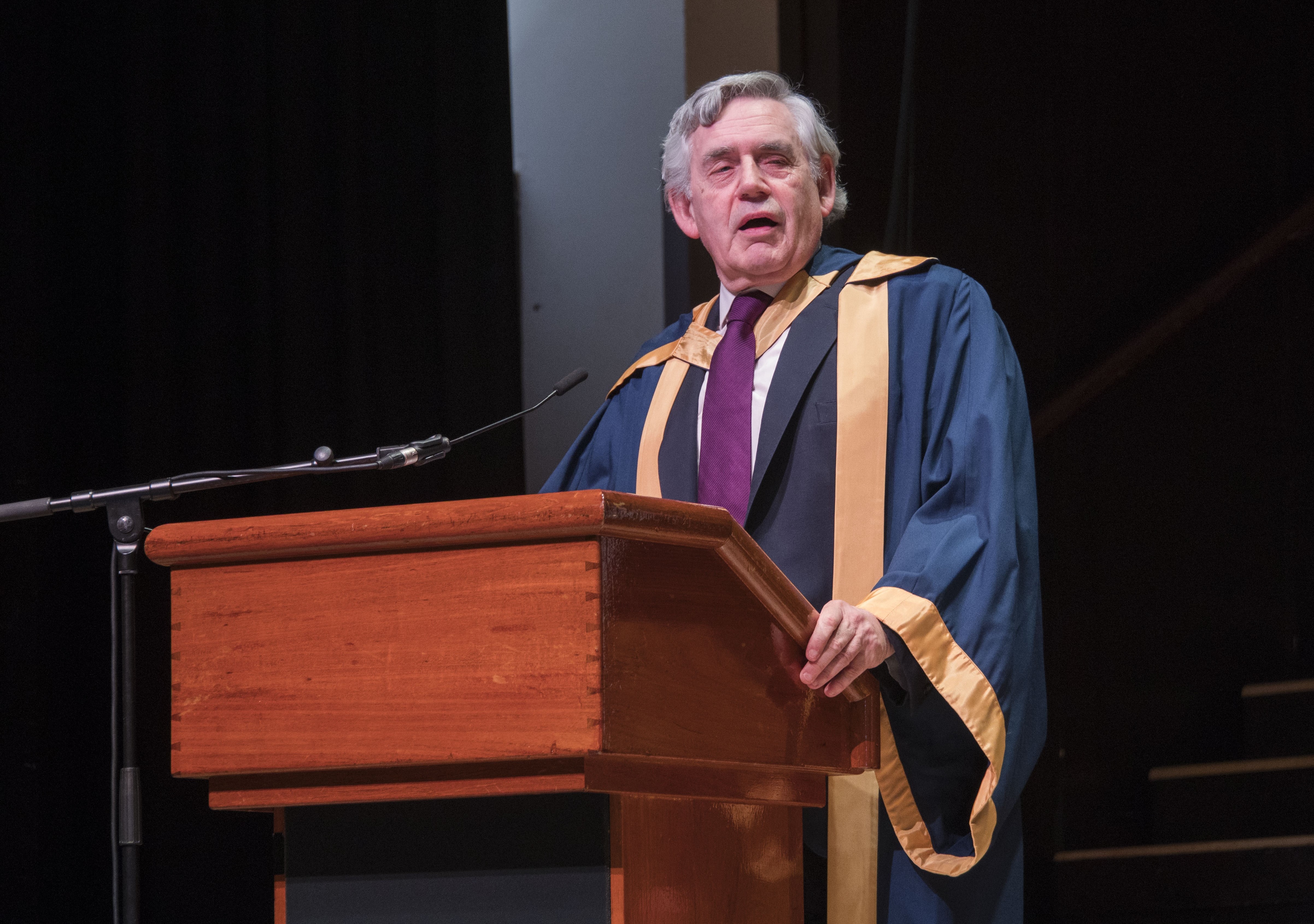 The Right Honourable Gordon Brown | Abertay University
