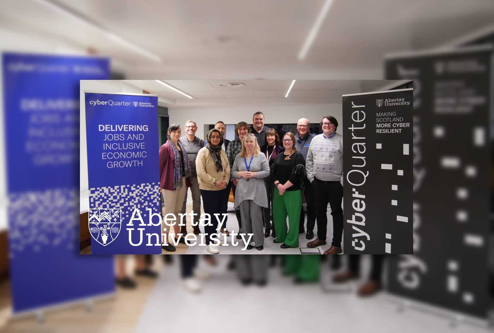 Abertay cyberQuarter announces founding partners